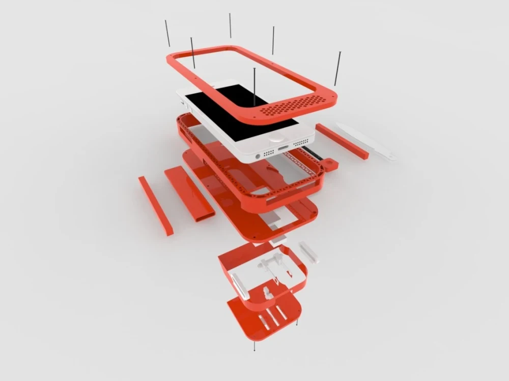 A detailed exploded view for your prodcut | Upwork