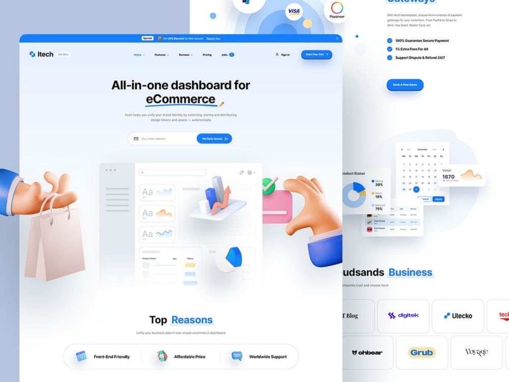 A modern and reponsive wordpress website landing page using Elementor ... A modern and reponsive wordpress website landing page using Elementor ...