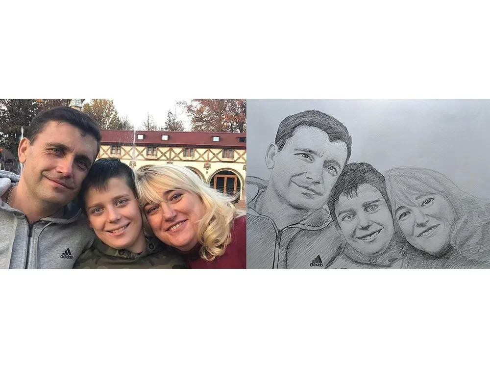 Drawing your family portraits | Upwork