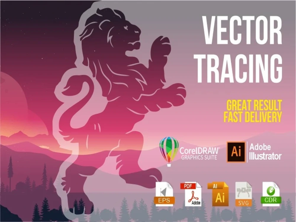 Your low resolution logo retraced/converted to vector | Upwork