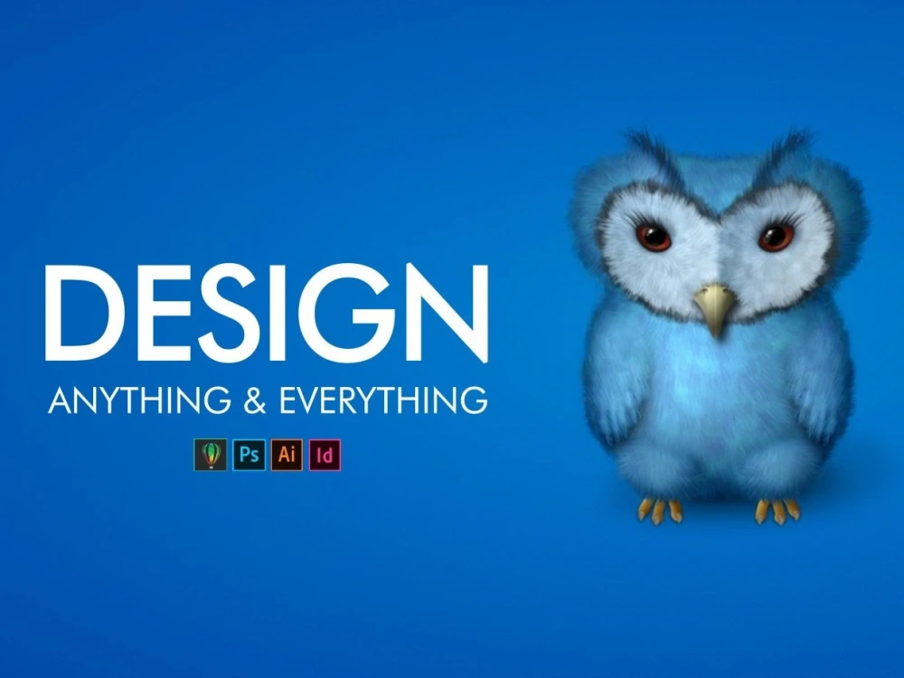 Any graphic design using adobe photoshop, indesign, and illustrator ...