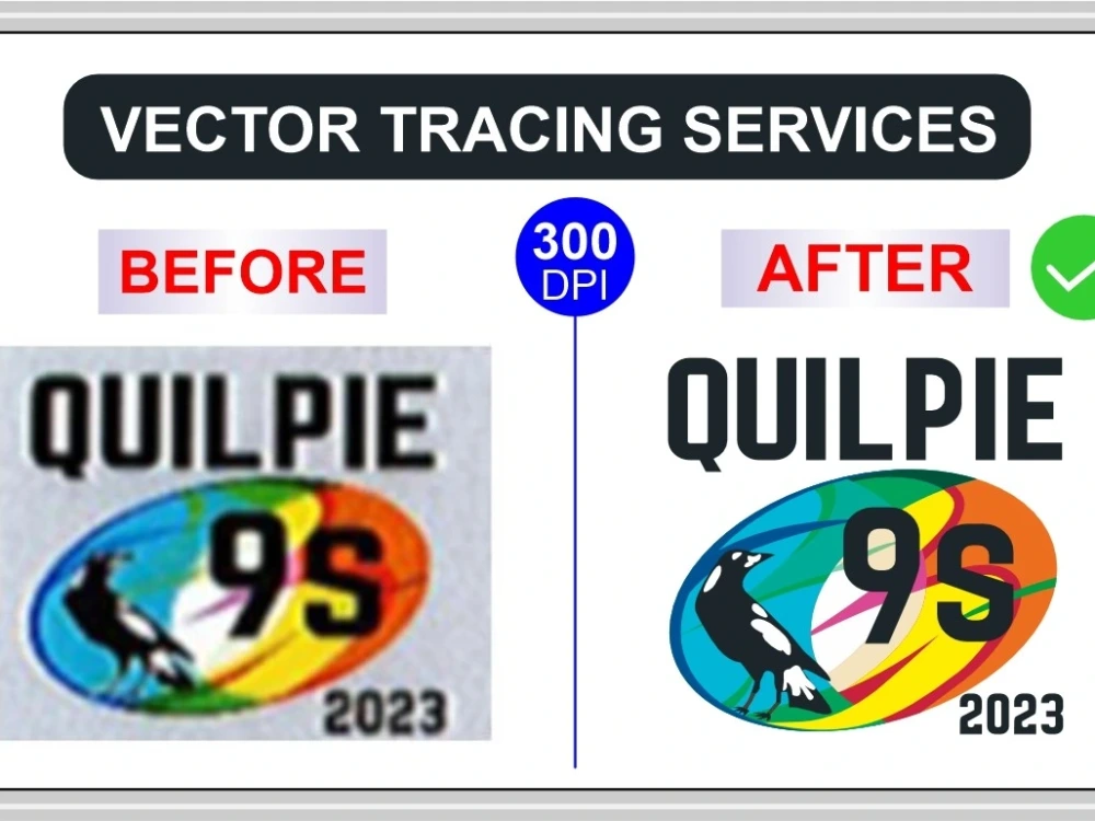 Vectorize your low-quality logos and illustrations with 300 dpi | Upwork