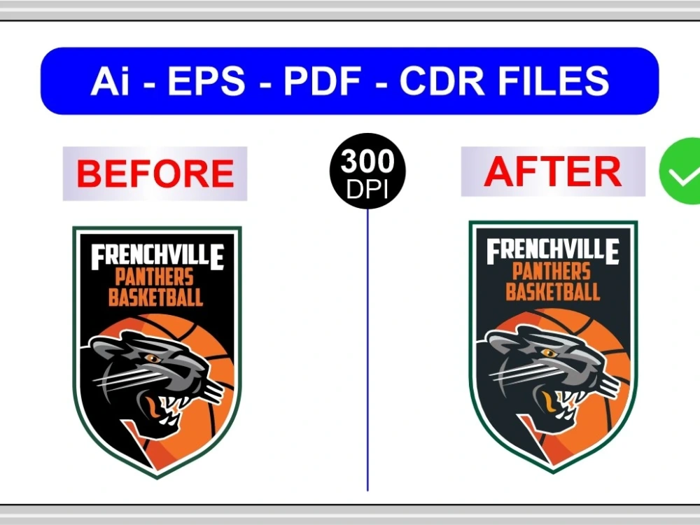 Vectorize your low-quality logos and illustrations with 300 dpi | Upwork