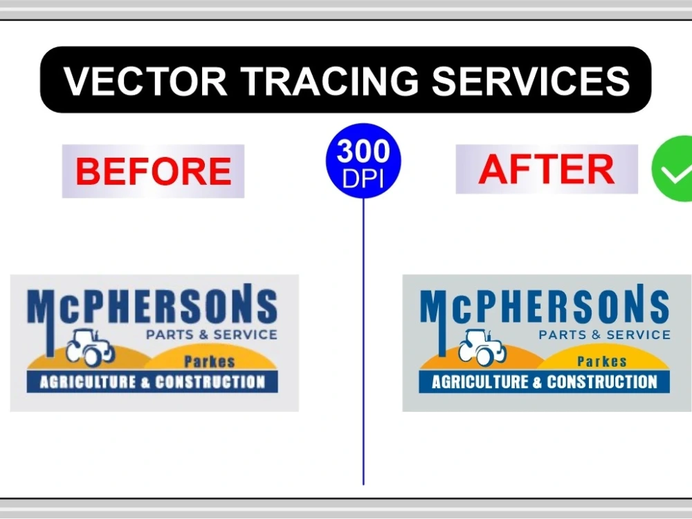 Vectorize your low-quality logos and illustrations with 300 dpi | Upwork