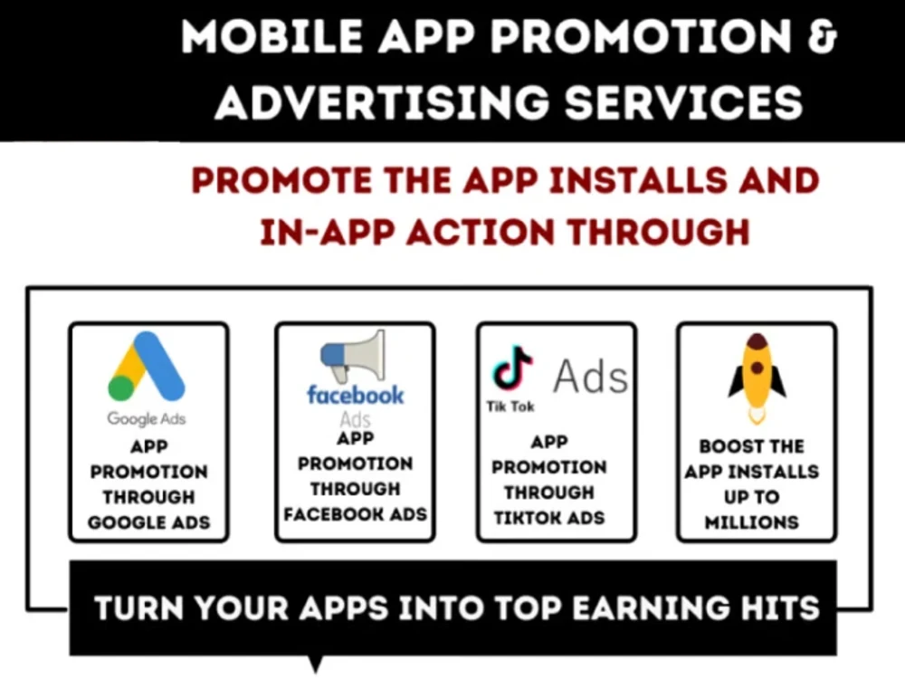 Mobile App Campaign using Google Ads, Facebook ads, Apple Search Ads ...