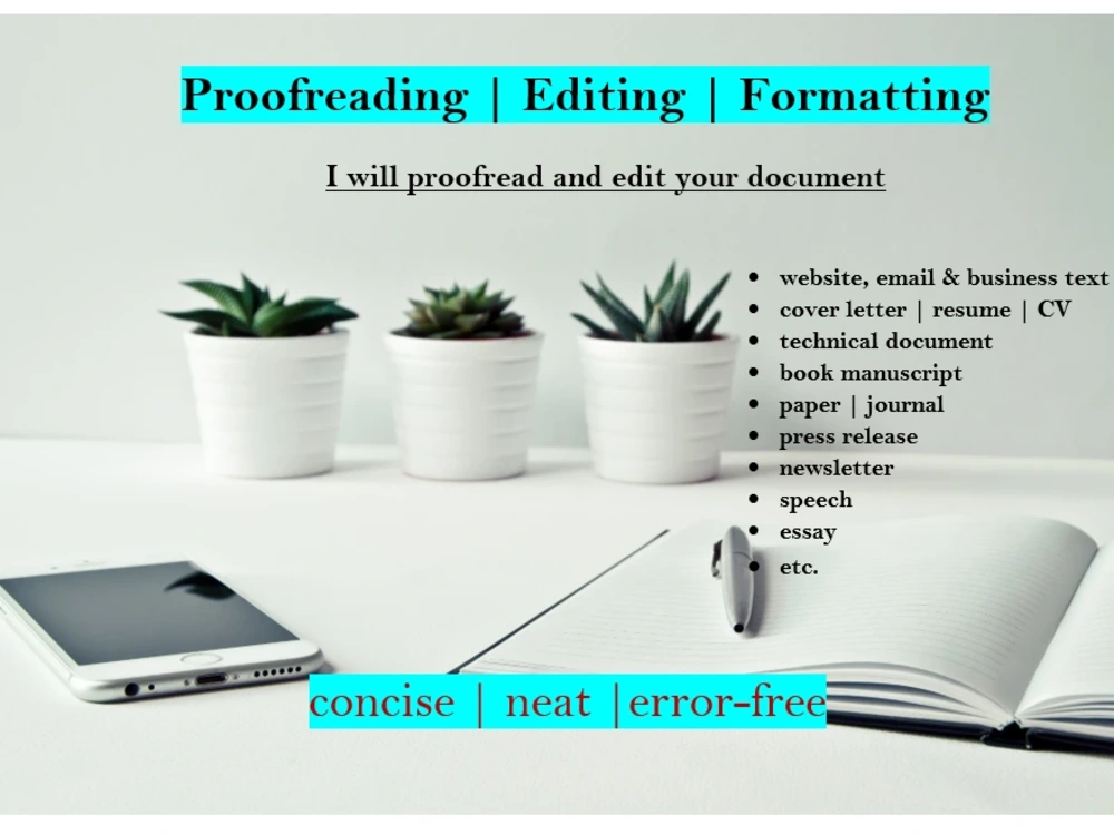 Perfect proofreading and editing for your documents | Upwork
