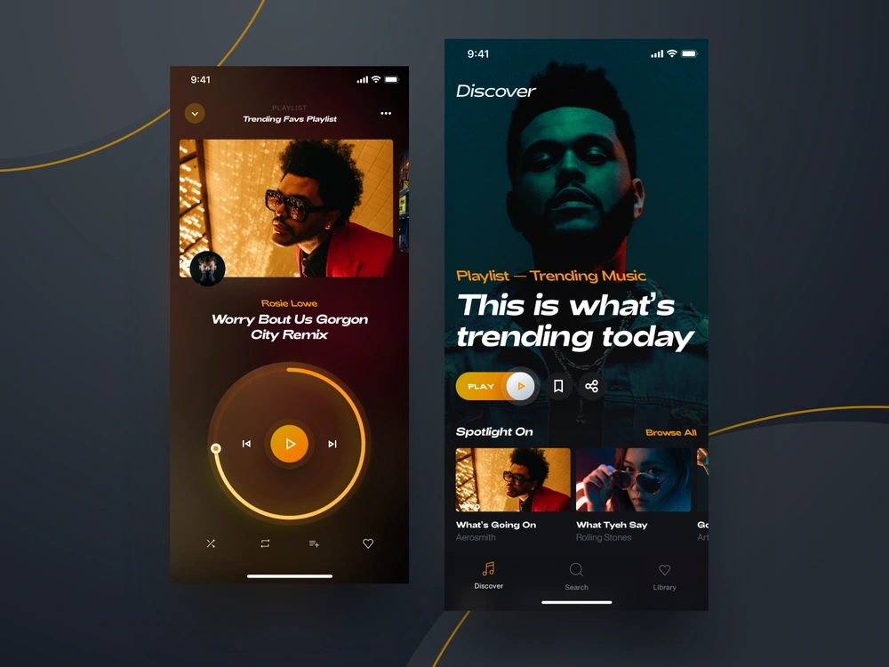 A music listening app like Deezer | Qanawat | Pandora | Anghami | Upwork
