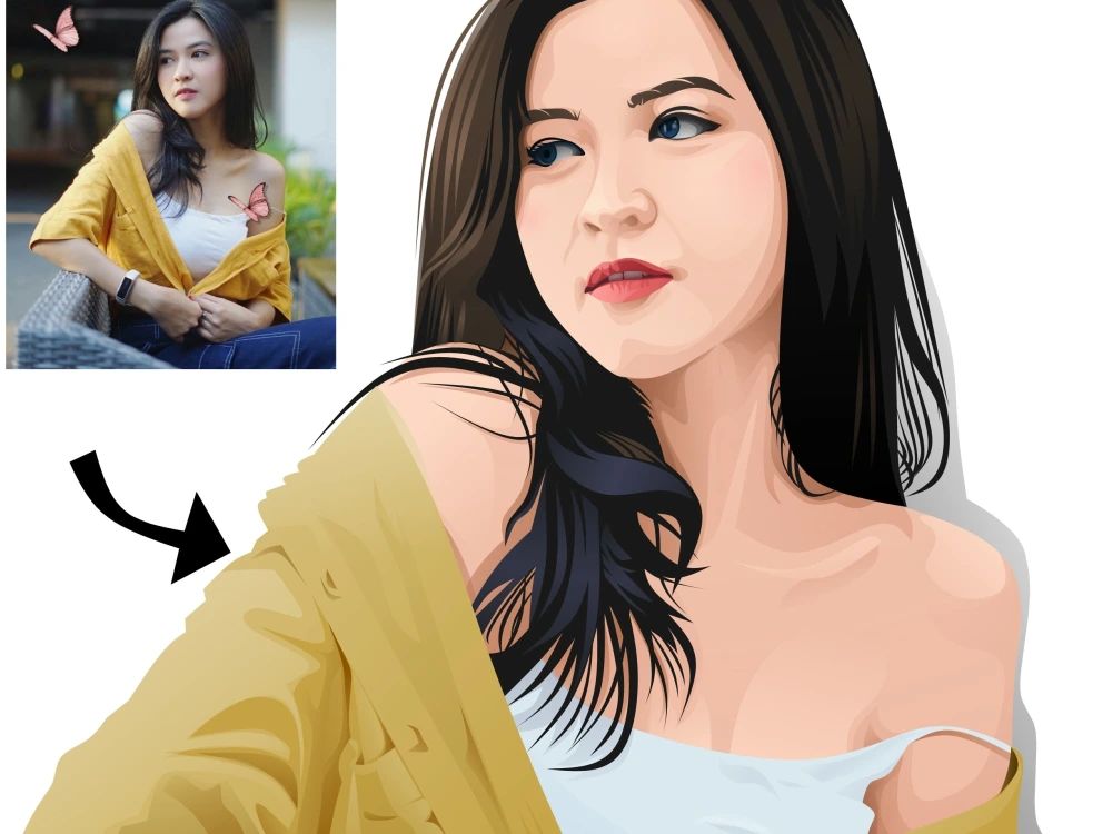 A great cartoon potrait based from your photos | Upwork