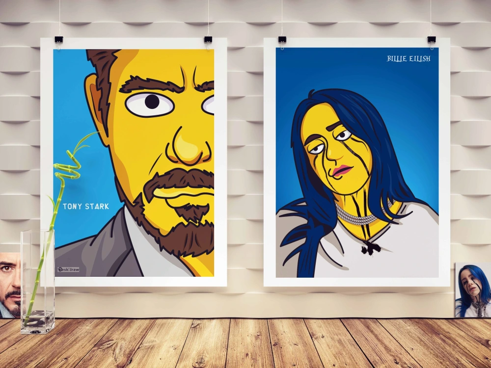 An amazing Simpsons Custom Portrait | Upwork
