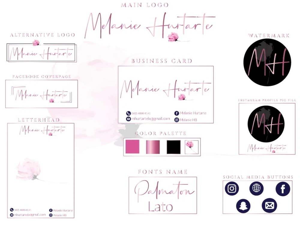 An attractive elegant signature logo branding kit | Upwork