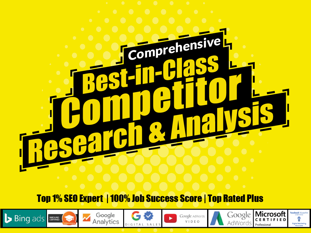 Comprehensive SEO Competitor Analysis & Research Report | Upwork