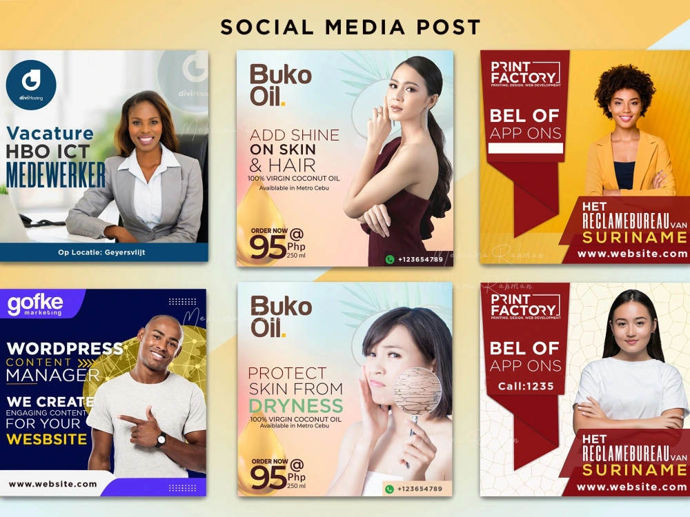 Amazing unique Banner design for your business | Upwork