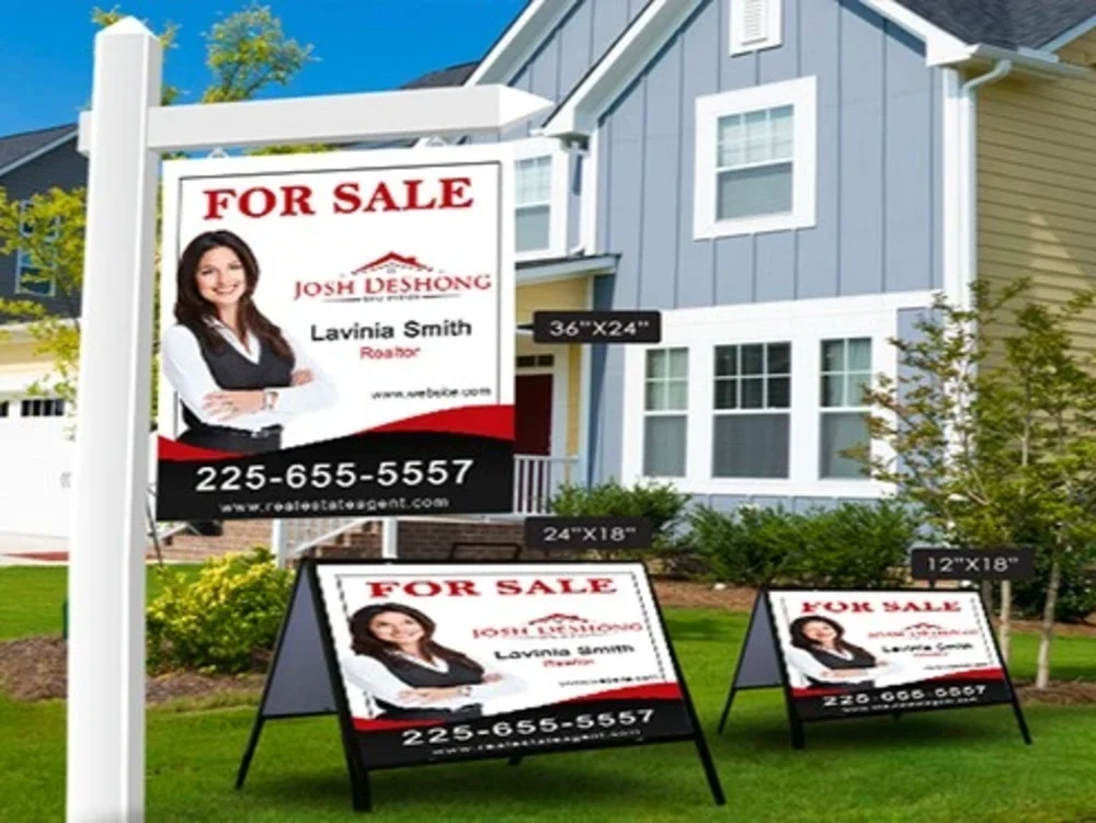 Professional real estate yard sign design | Upwork