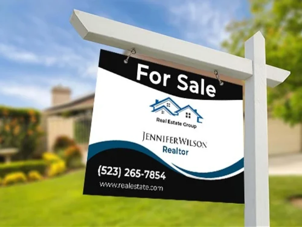 Professional real estate yard sign design | Upwork