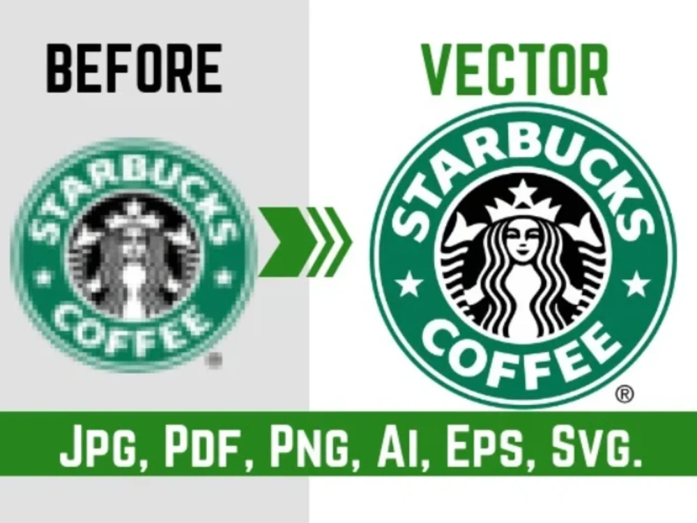 Vector tracing of a Blurred/ bad quality logo in just 3 hours !!! | Upwork