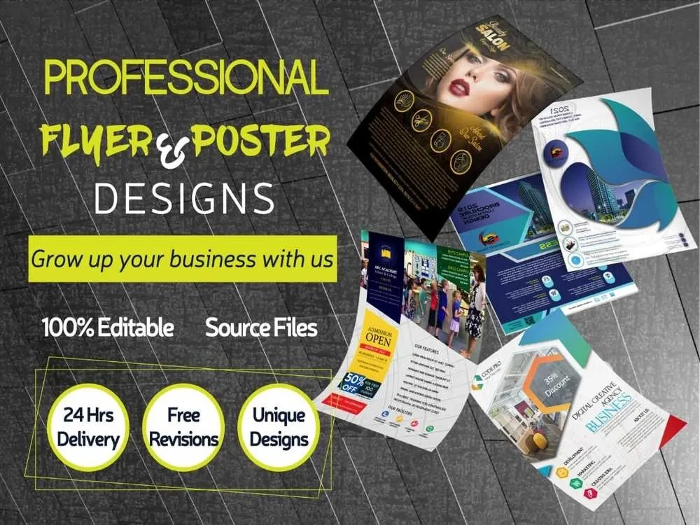A creative and unique Flyer design or Poster Design | Upwork
