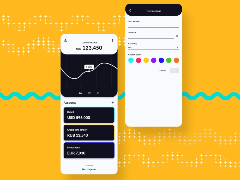 A stunning Mobile app UX/UI design | Upwork