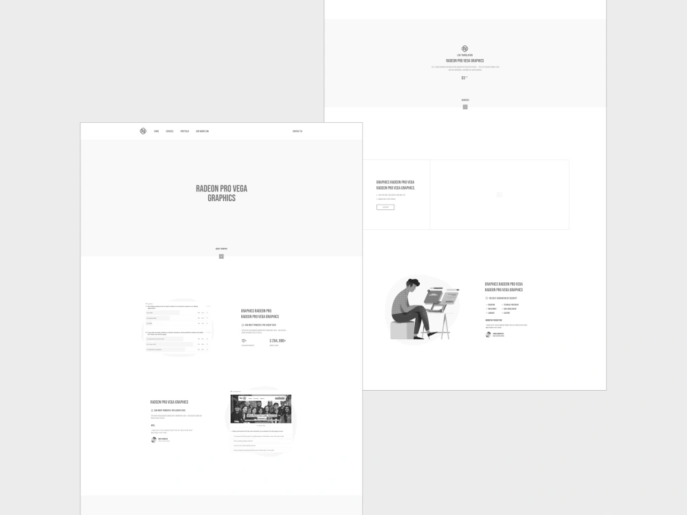High-fidelity Wireframes for your Website | Upwork