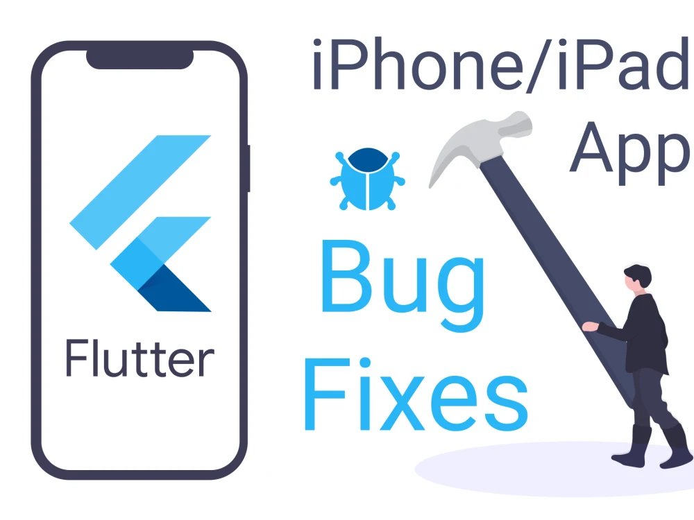 Bugs resolved in flutter iPhone/iPad App | Upwork