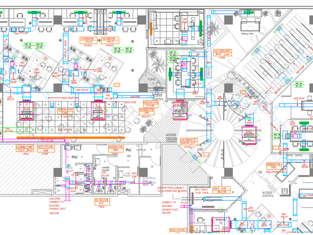 MEP AUTOCAD 2D designing/drafting/BOQ services | Upwork