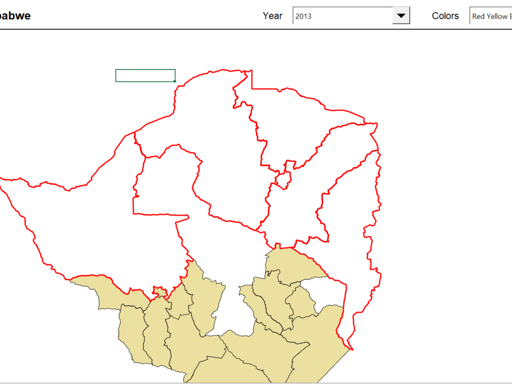 A Choropleth Map In Excel With Additional Features Filters Tool Tips Upwork 1160