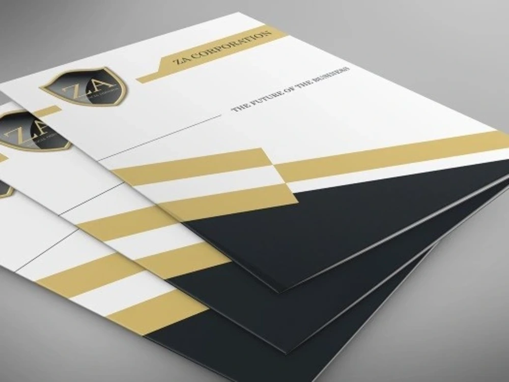 A modern paper folder design | Upwork