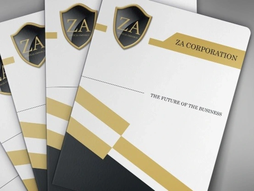 A modern paper folder design | Upwork