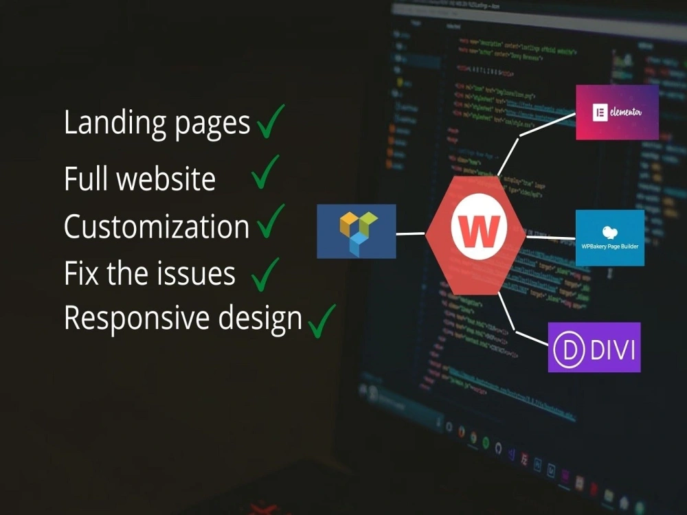 WordPress website by Elementor pro, wpbakery, divi and visual composer | Upwork