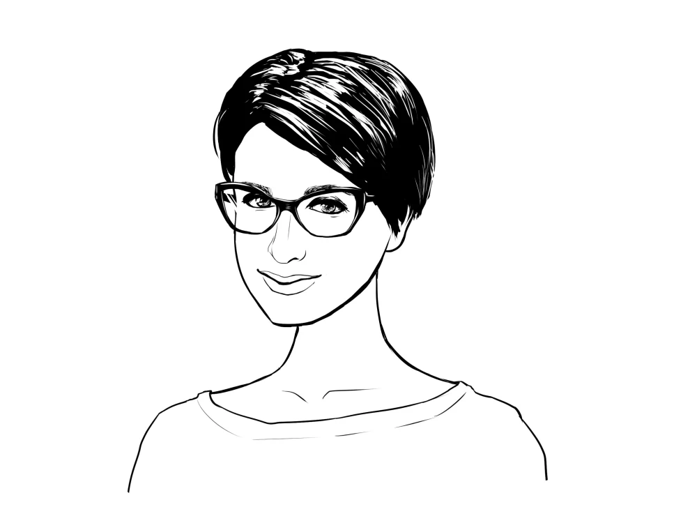 An original portrait in pen-and-ink style | Upwork