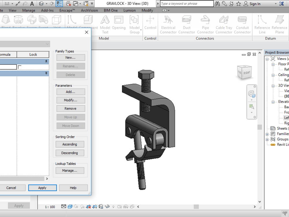 An amazing 3d Revit family to use it in any Revit Projects | Upwork