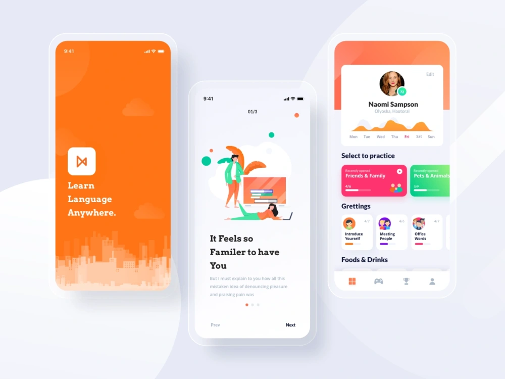 Mobile App Interface(UI design) | Upwork