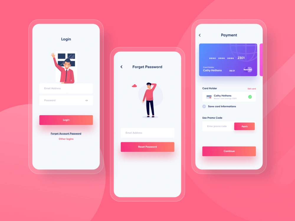 Mobile App Interface(UI design) | Upwork