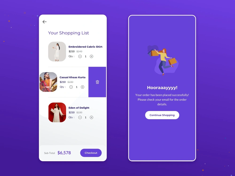 User-centered mobile app design with complete shopping experience | Upwork
