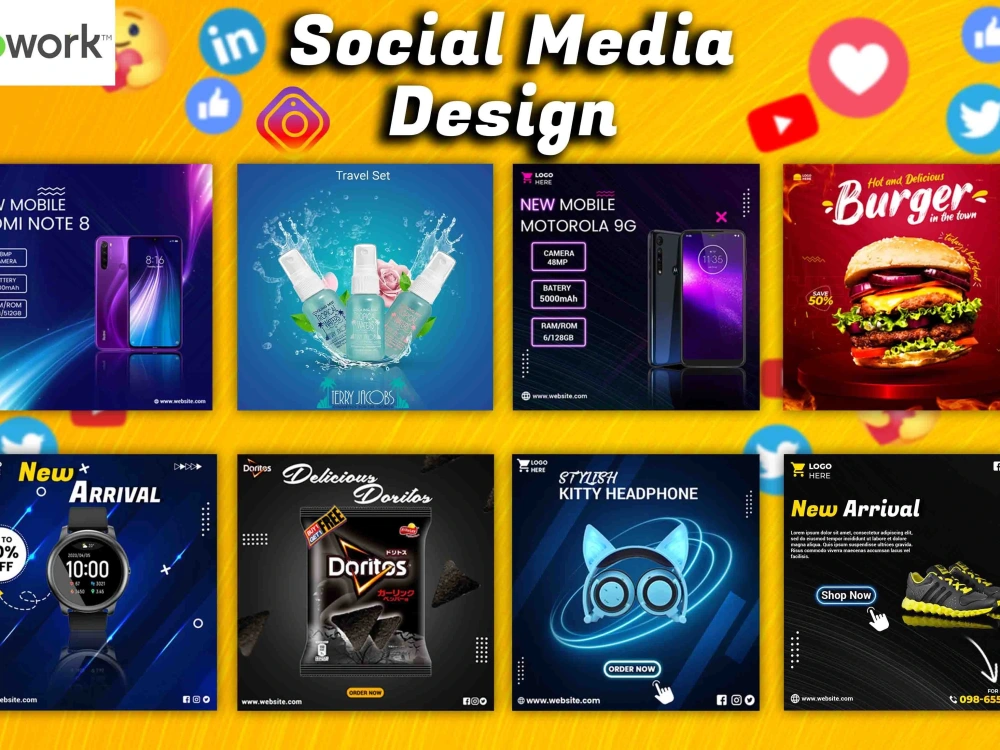 Social media ads design, post design, any kind of banner or poster ...