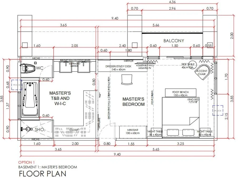A comprehensive floor plan for your interior design project | Upwork