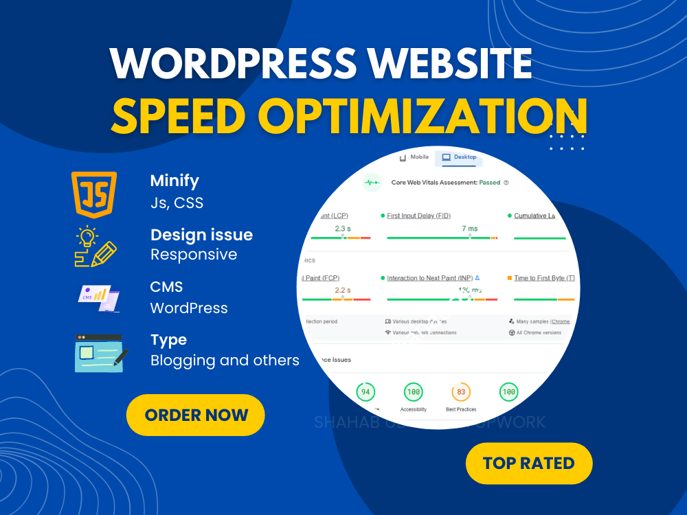 WordPress Speed Optimization | Core Web Vitals | Mobile Speed Optimization | Upwork