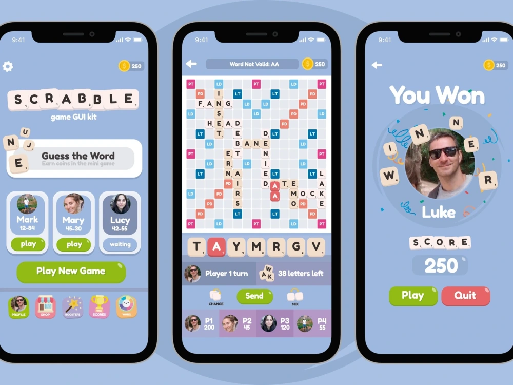Amazing words game assets design | Upwork
