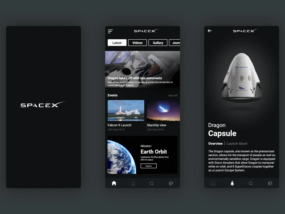 An amazing mobile app design prototype with rich UX and attractive UI ...