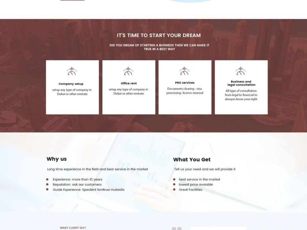 A Beautiful Psd Into Dynamic Wordpress Page Upwork 3260
