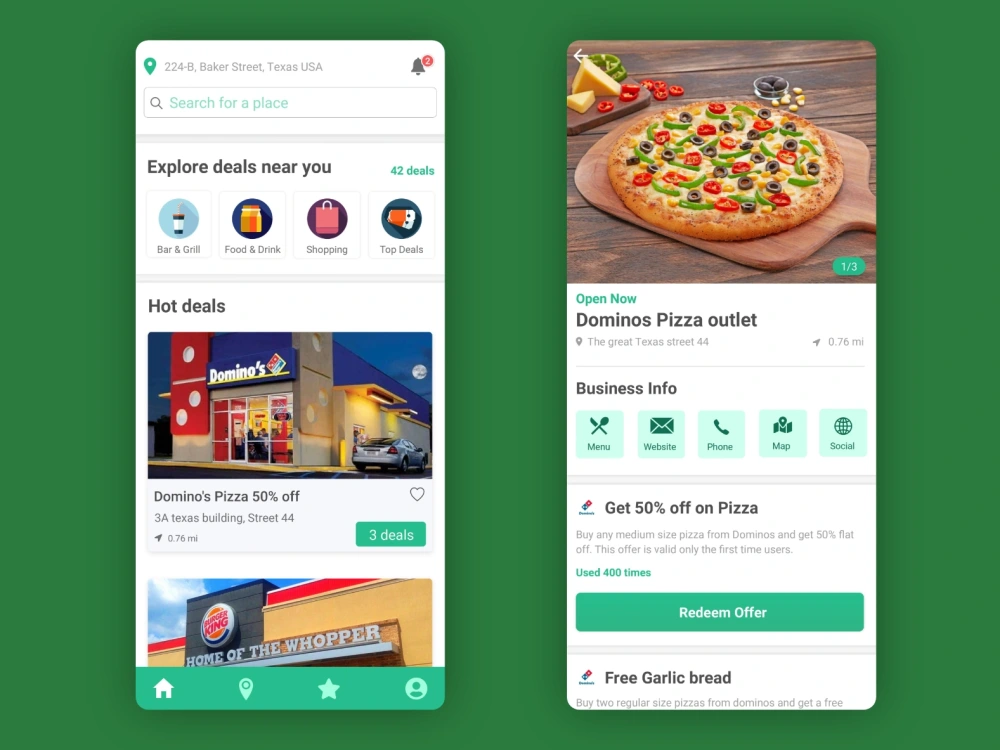 An amazing mobile app design prototype with rich UX and attractive UI ...