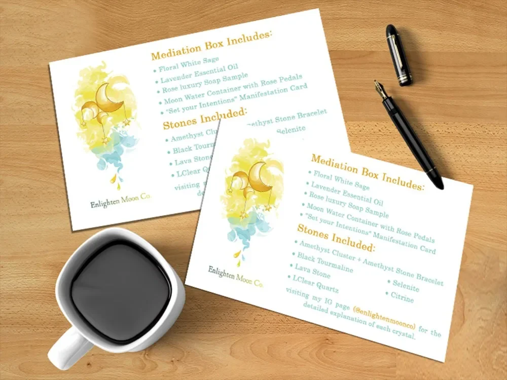 Amazon thank you card, product insert, package insert design | Upwork