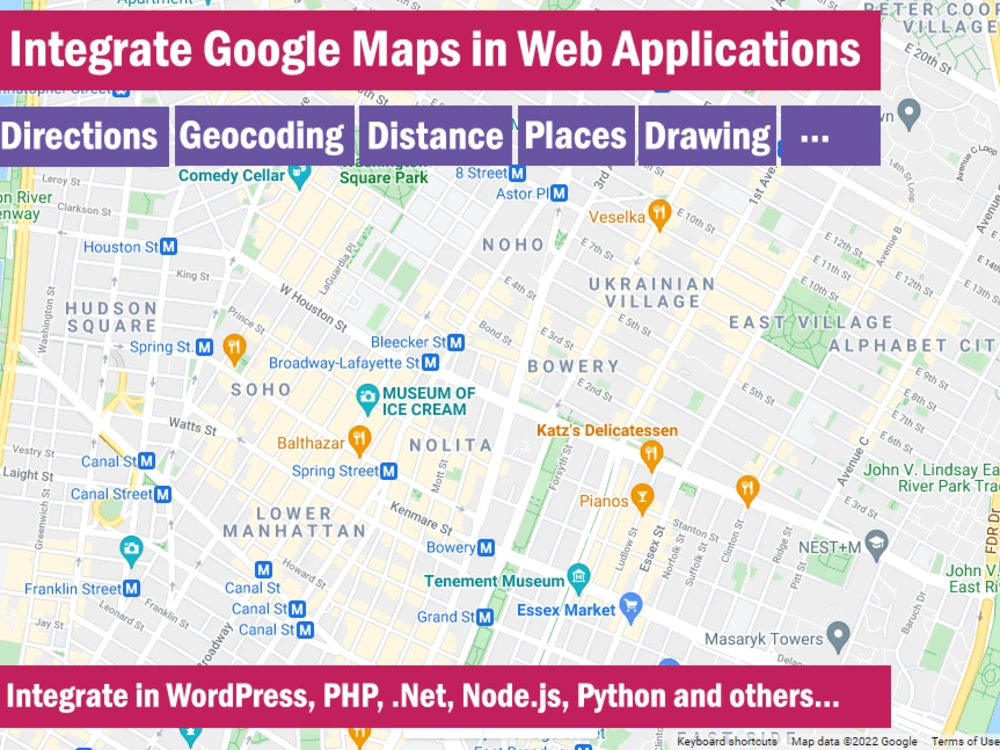 A google maps web app with dynamic markers, polygons, rectangles and search | Upwork