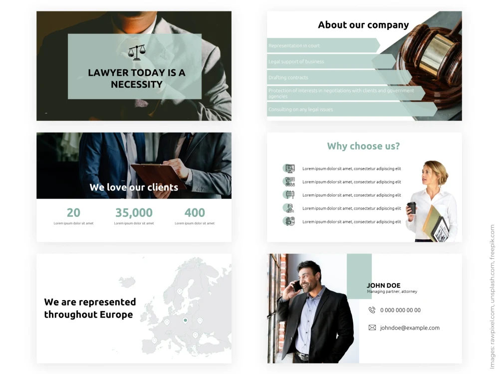 A eye-catching presentation, the most appropriate for your audience ...