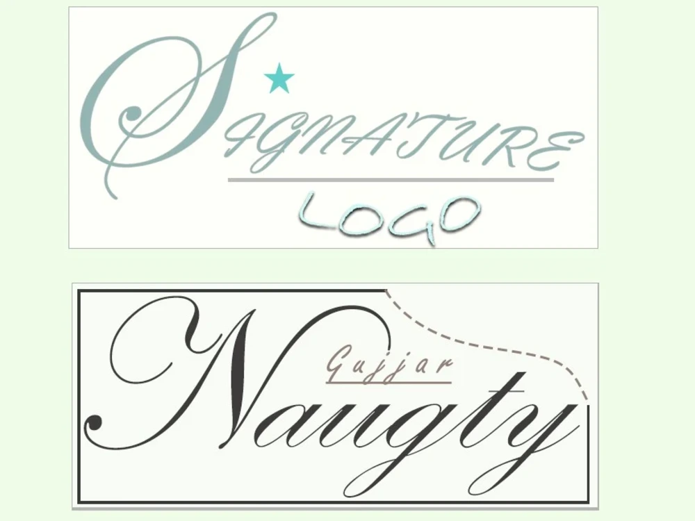 A Eye Catching Hand Drawn Signature Logo | Upwork