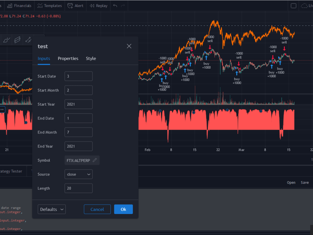 A Tradingview Custom Strategy in Pinescript | Upwork