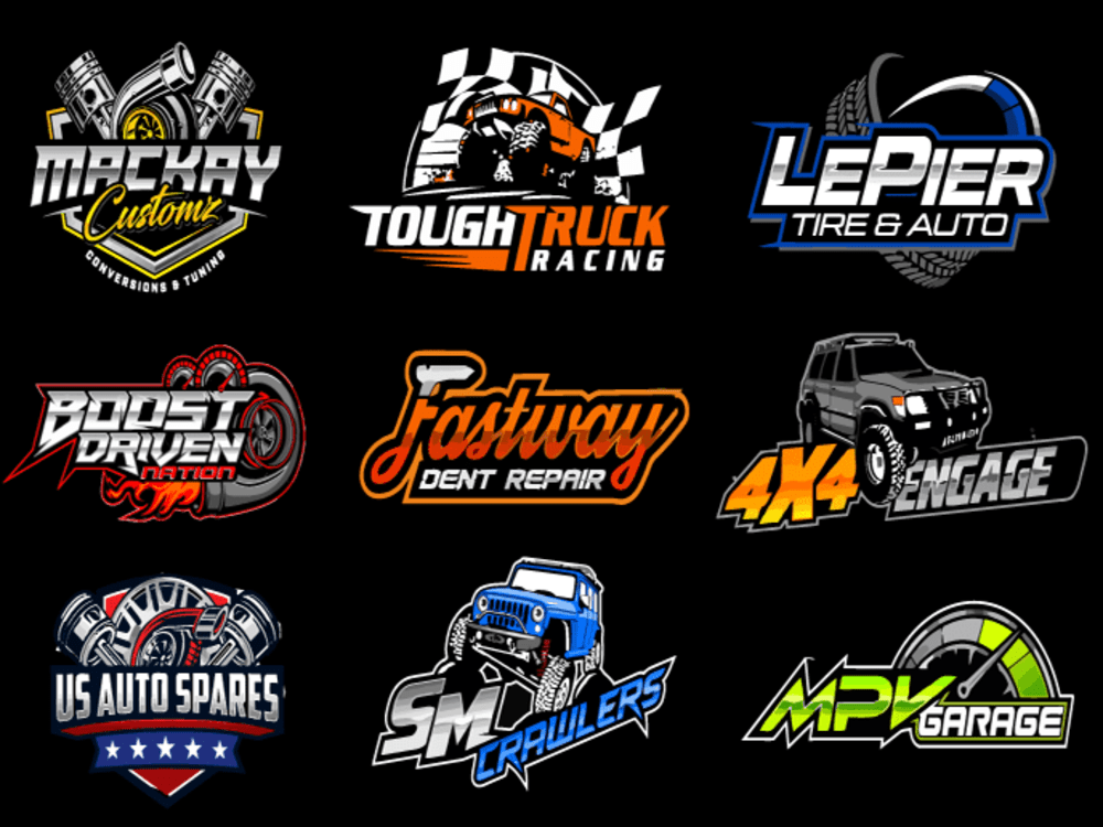 Professional racing and automotive logo design | Upwork