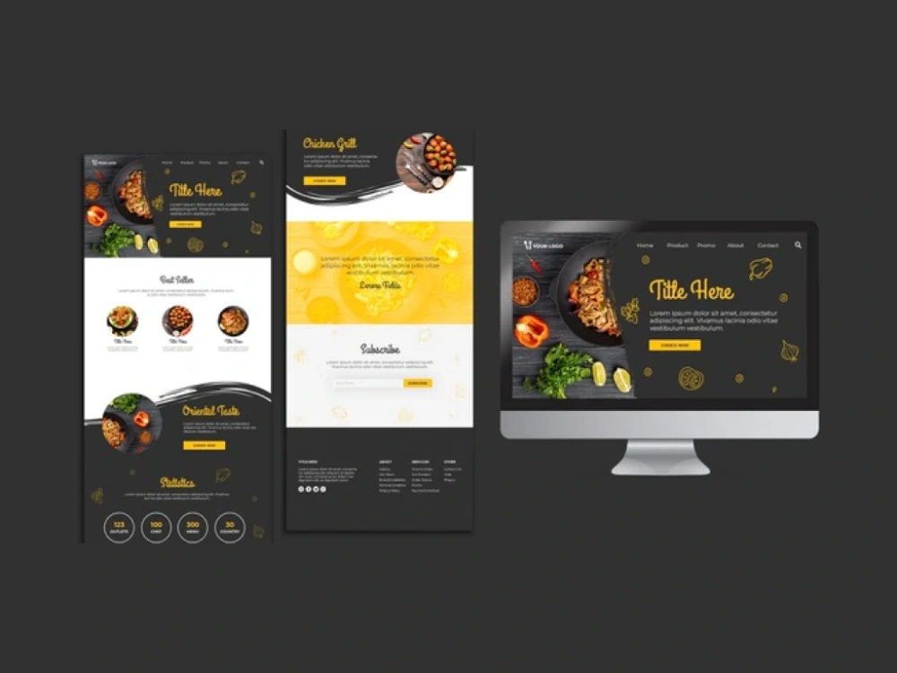 Responsive, editable mailchimp html email template | Upwork
