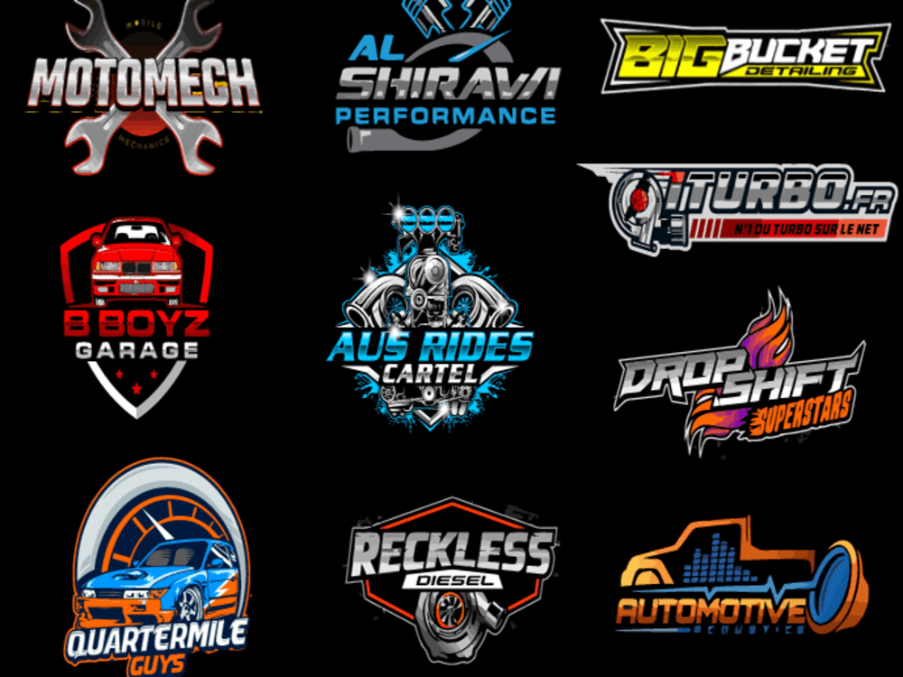 Professional racing and automotive logo design | Upwork