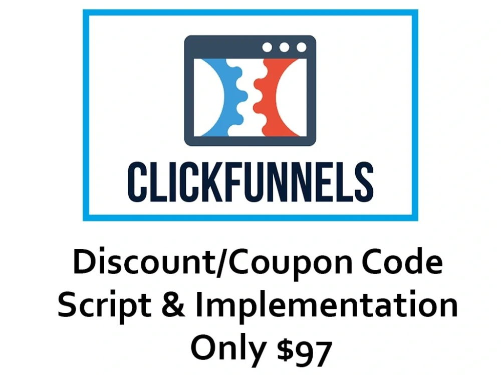 A coupon code Script and Implementation for clickfunnels | Upwork