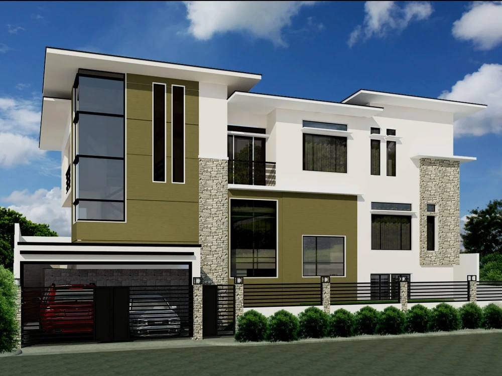 An amazing architectural layout,2d and 3d rendering and lighting layout ...